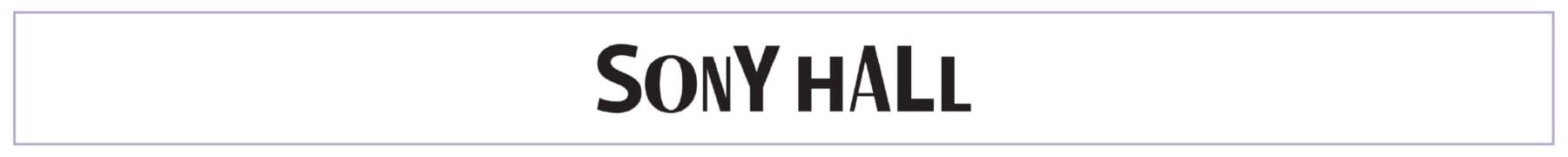 About Sony Hall | Sony Hall