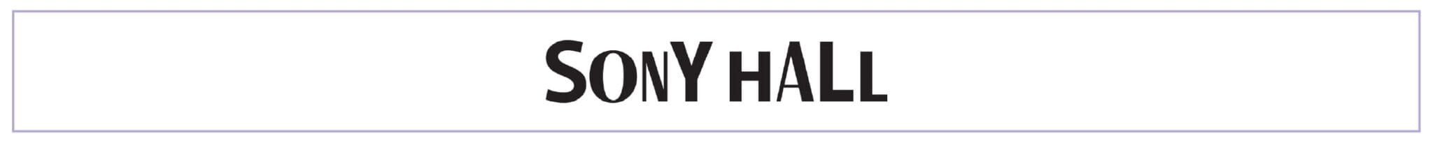 About Sony Hall | Sony Hall